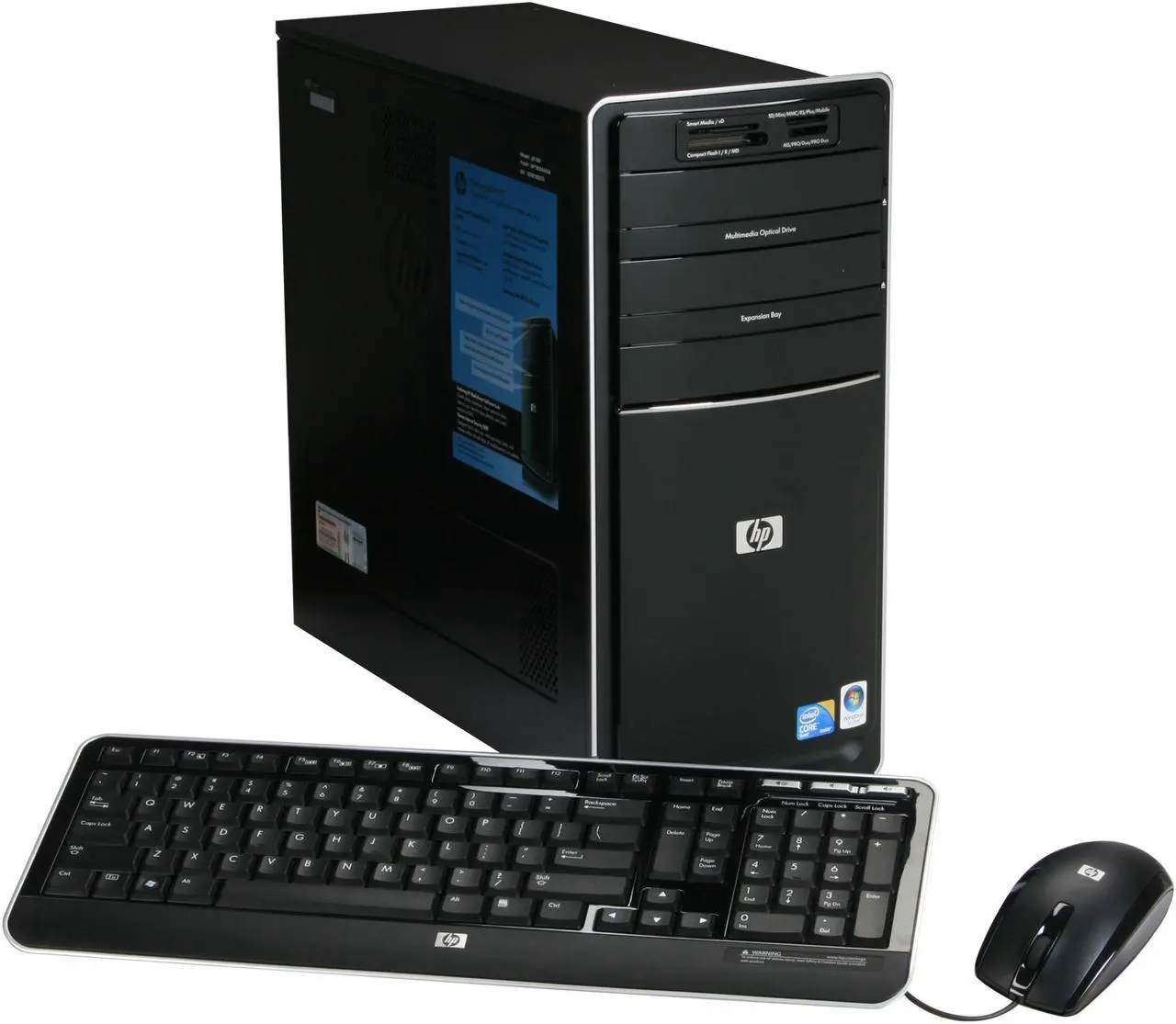 HP Desktop PC Pavilion P6140F (NP192AA#ABA) Intel Core 2 Quad Q8200 8GB ...