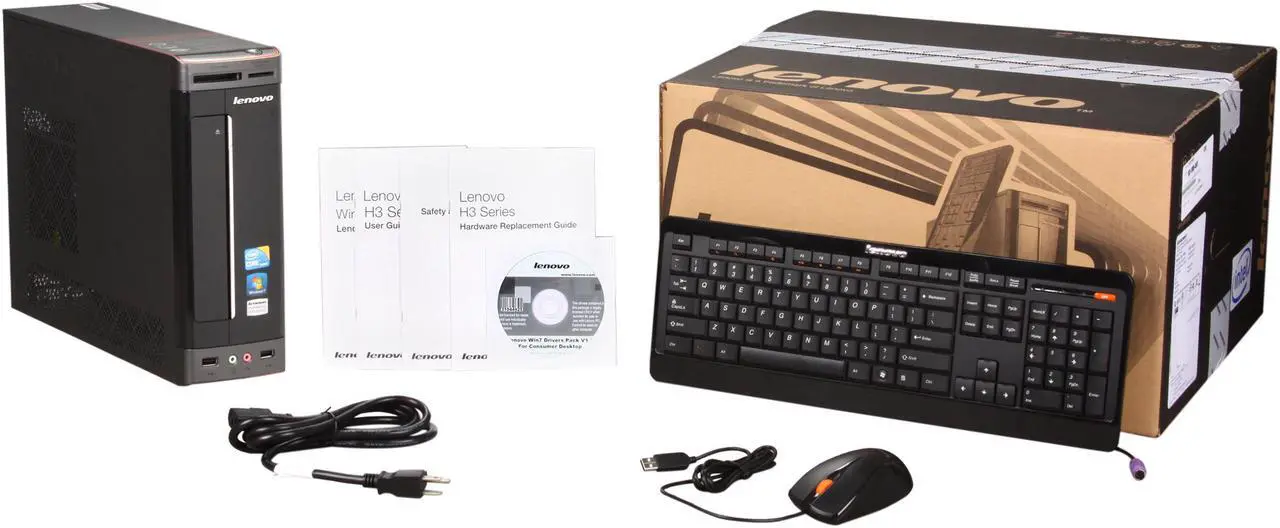 Lenovo Desktop PC H320 (4041-1JU) Intel Core i3-550 4GB DDR3 1TB HDD ...