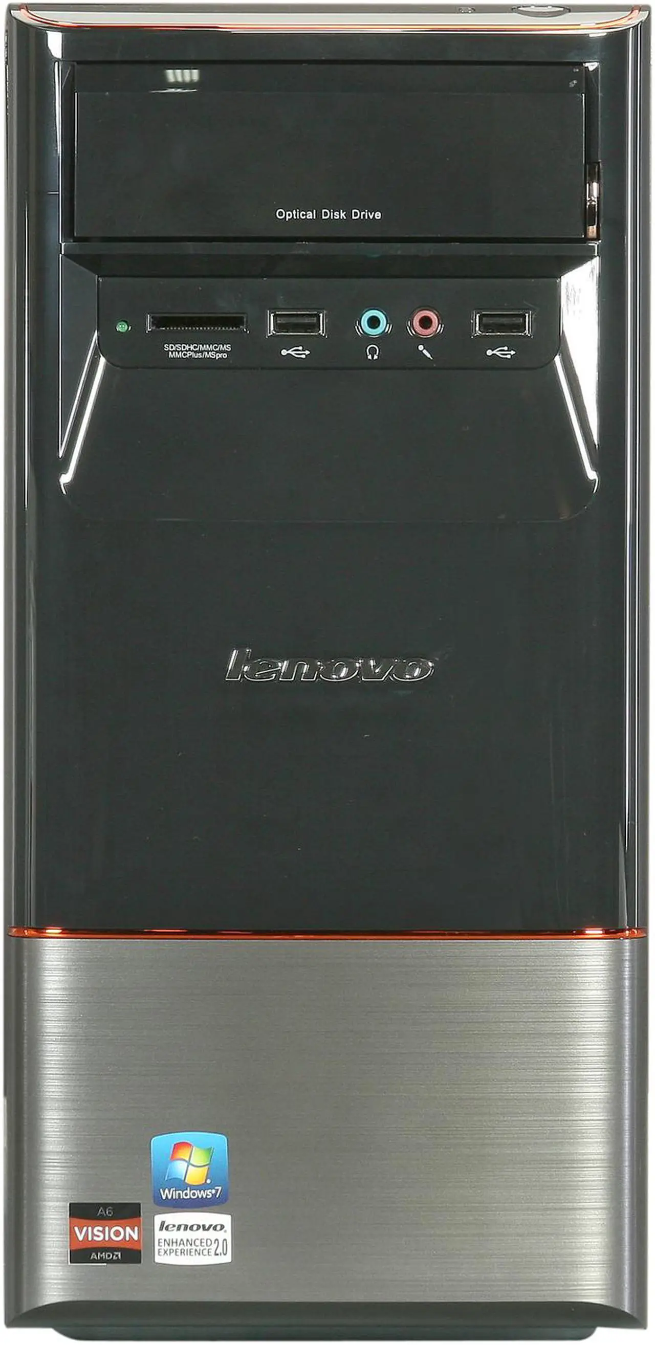 Open Box: Lenovo Desktop PC 30991PU AMD A6-3600 6GB DDR3 500GB HDD AMD ...