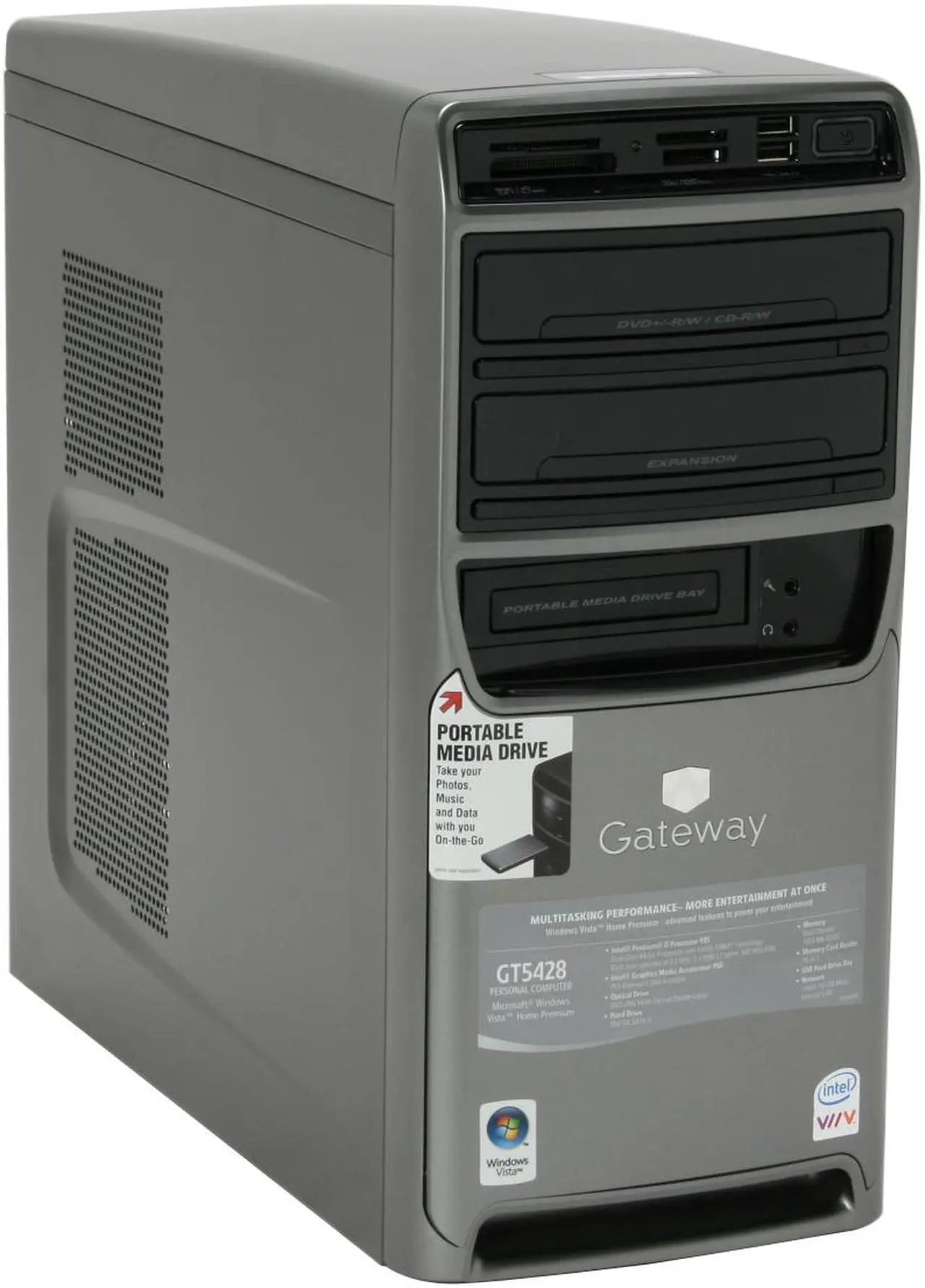 Gateway Desktop PC GT5428 Intel Pentium D 935 1GB DDR2 250GB HDD ...