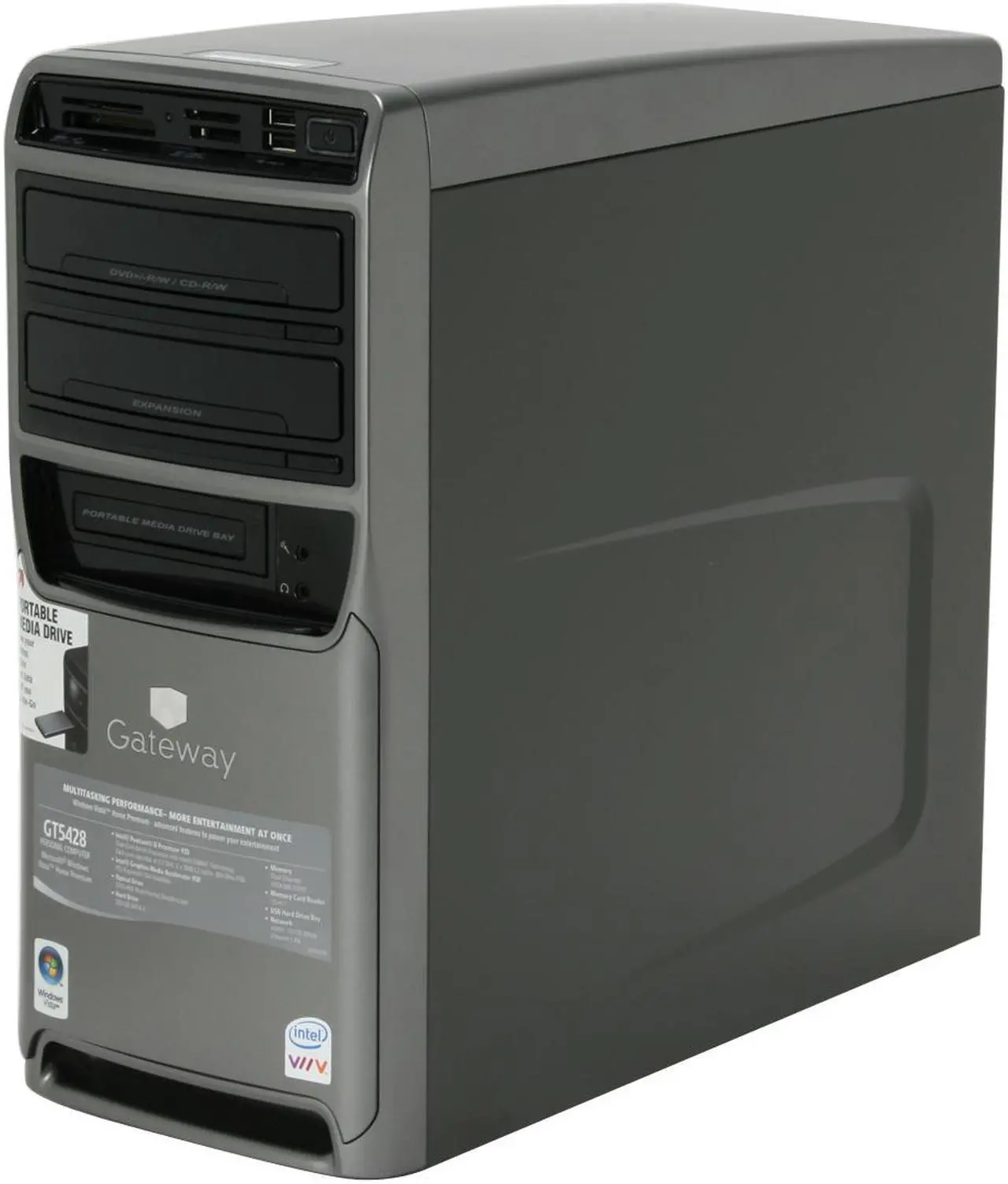 Gateway Desktop PC GT5428 Intel Pentium D 935 1GB DDR2 250GB HDD ...