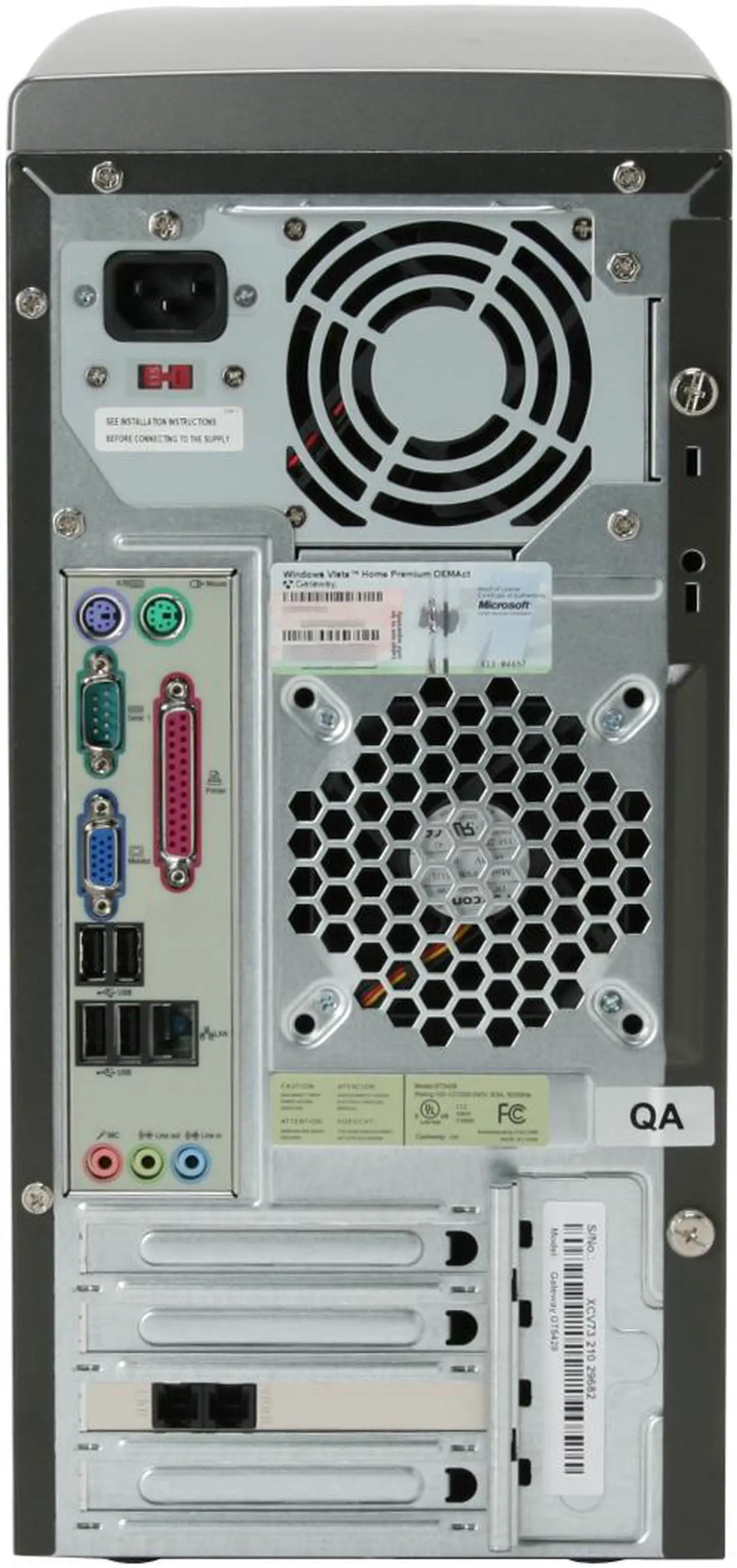 Gateway Desktop PC GT5428 Intel Pentium D 935 1GB DDR2 250GB HDD ...