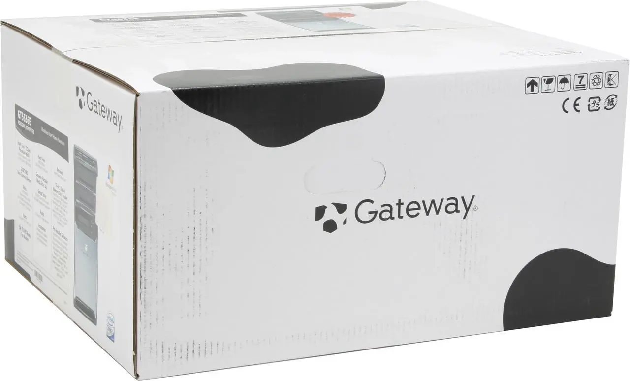 Gateway Desktop PC GT5636E Intel Core 2 Quad Q6600 2GB DDR2 400GB HDD ...