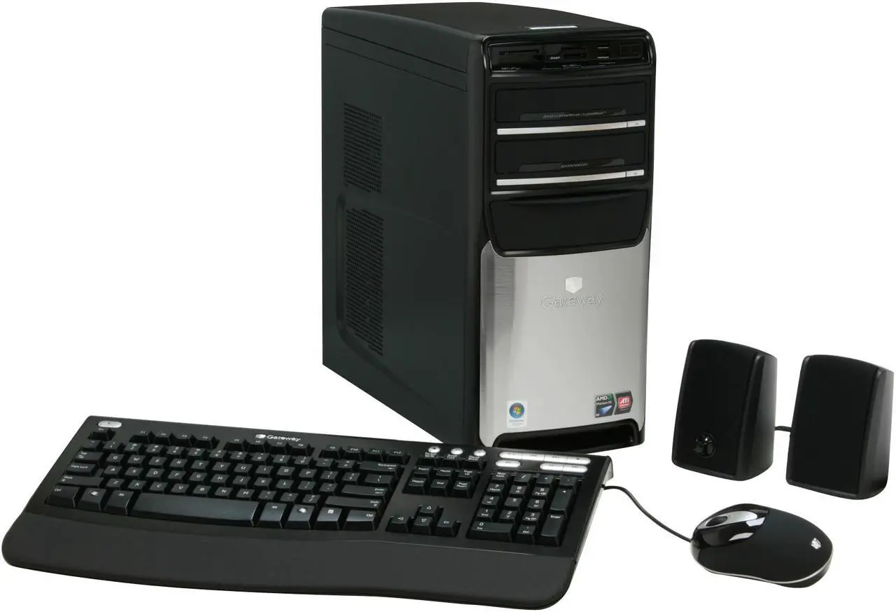 Gateway Desktop PC GT5692 AMD Phenom X3 8450 4GB DDR2 500GB HDD Windows ...