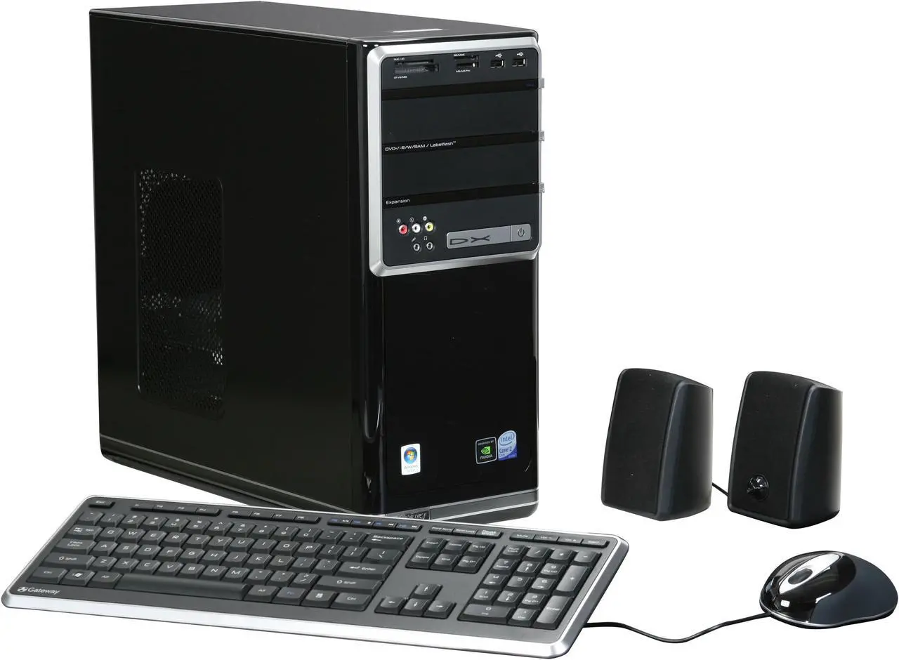Gateway Desktop PC DX Series DX4640-UBC01A Intel Core 2 Duo E4700 4GB ...