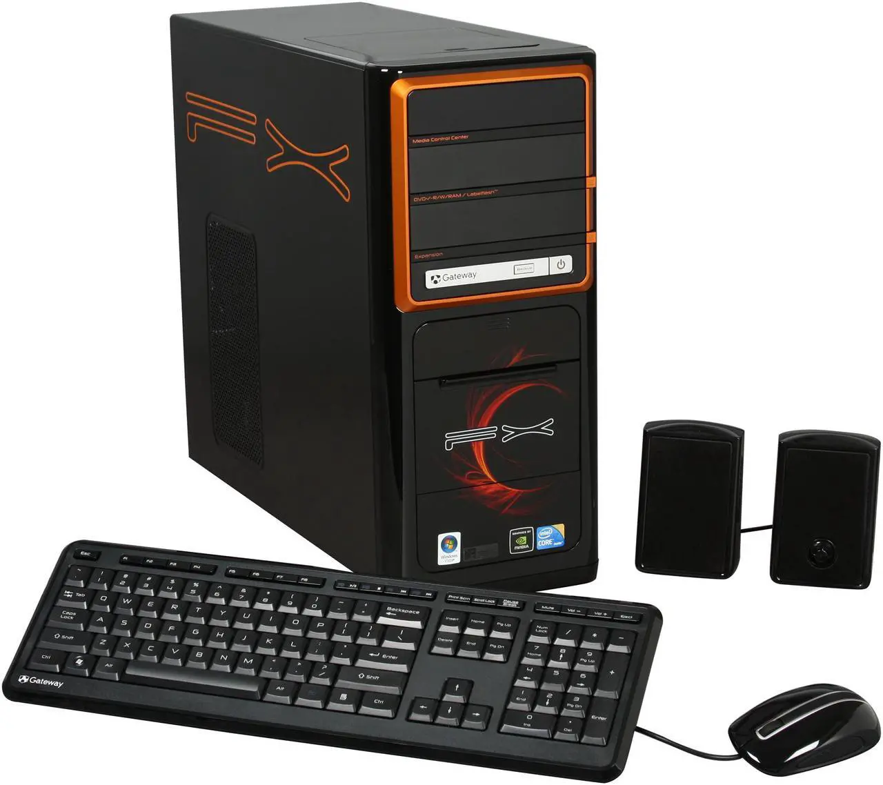 Gateway Desktop PC FX Series FX6801-03 Intel Core i7-920 9GB DDR3 750GB ...