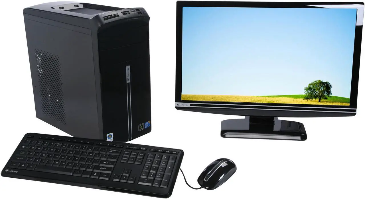 Gateway Desktop PC DX Series DX4820-02 Intel Core 2 Quad Q8400 8GB DDR3 ...