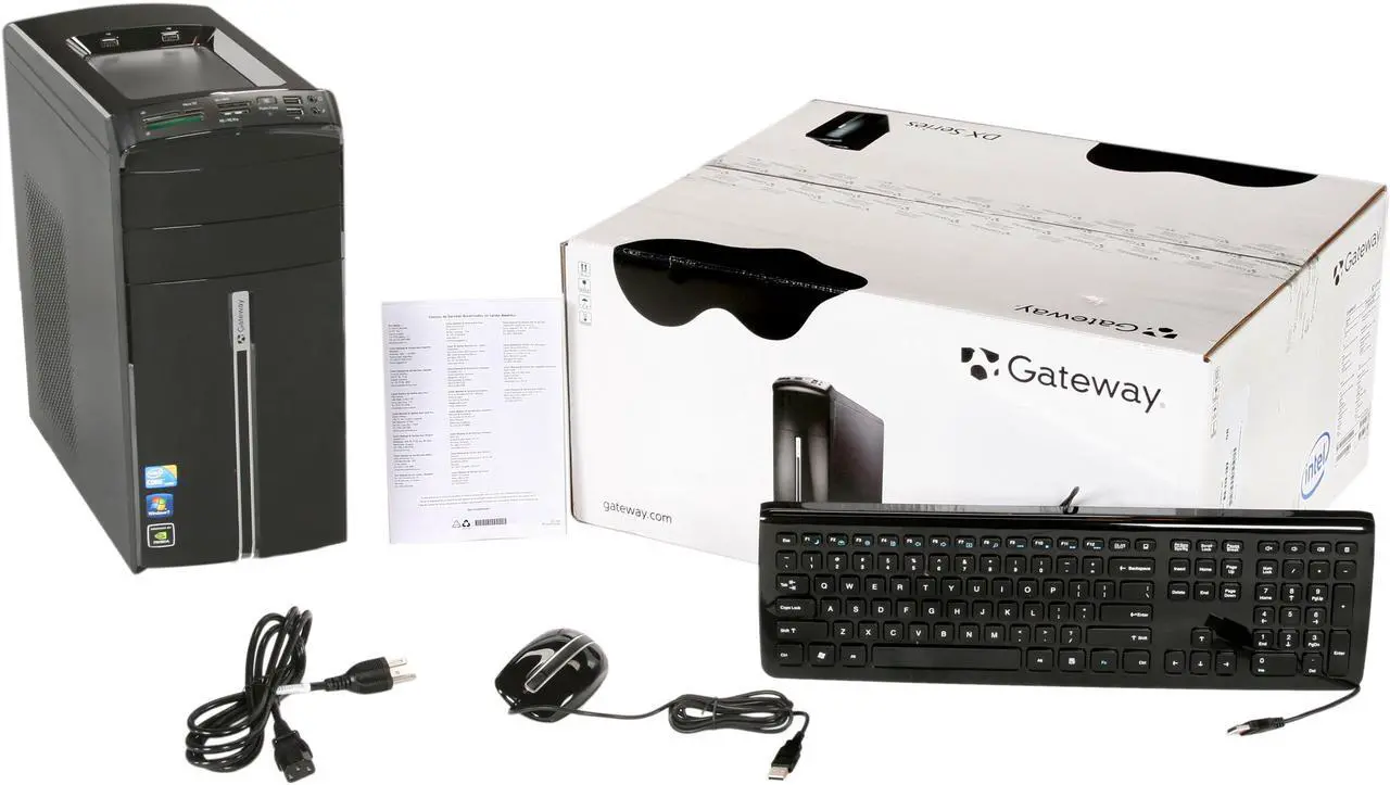 Gateway Desktop PC DX Series DX4840-07 Intel Core i5-650 6GB DDR3 1TB ...