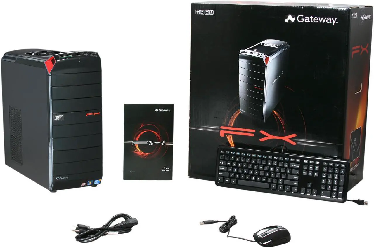 Gateway Desktop PC FX Series FX6840-21 Intel Core i5-650 8GB DDR3 1TB ...