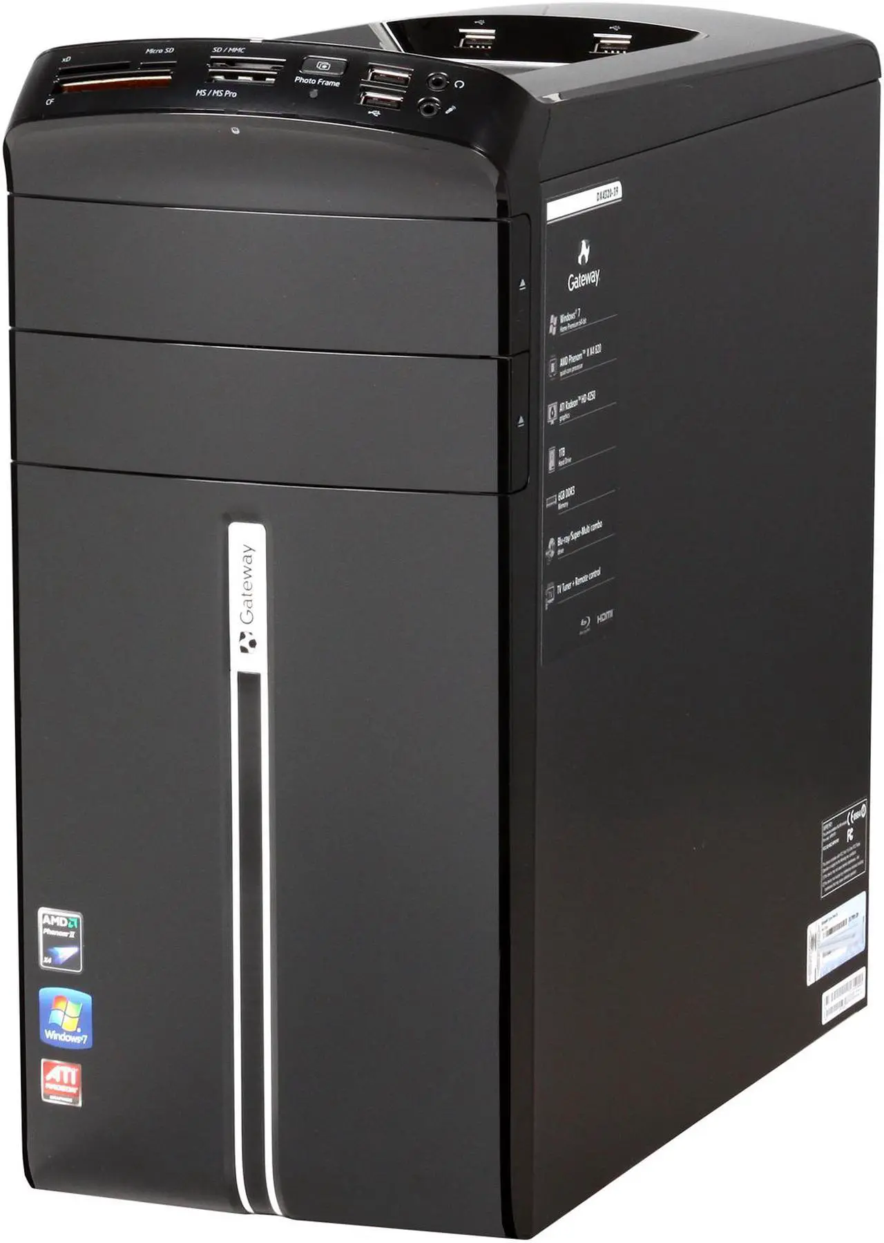 Gateway Desktop PC DX Series DX4320-39 AMD Phenom II X4 820 6GB DDR3 ...