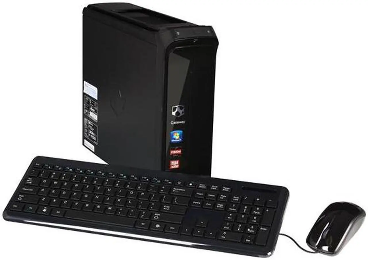 Gateway Desktop PC SX2370-UR10P (PT.GCRP2.003) AMD A8-3820 6GB DDR3 1TB ...