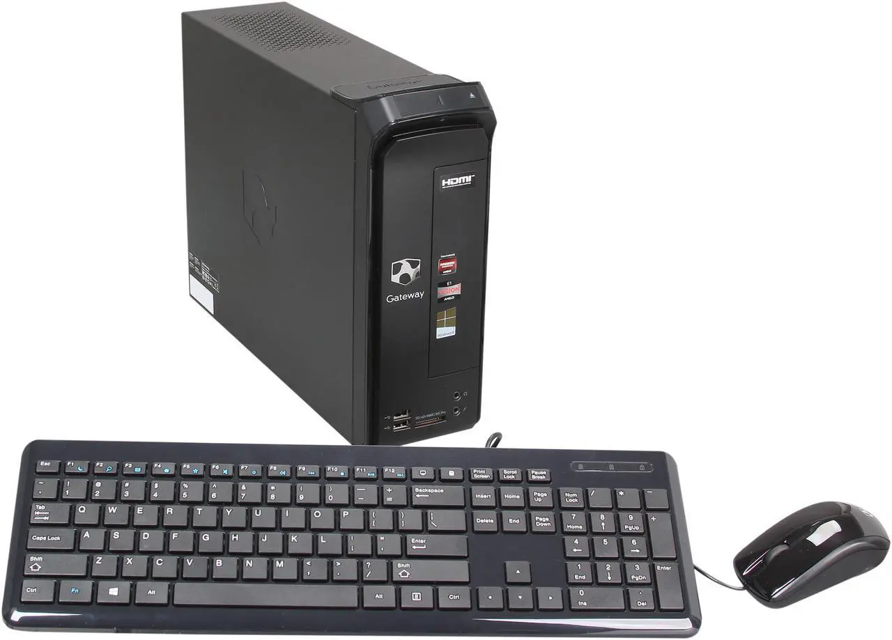 Refurbished: Gateway Desktop PC SX2110G-UW318 (DT.GDYAA.002) AMD E1 ...