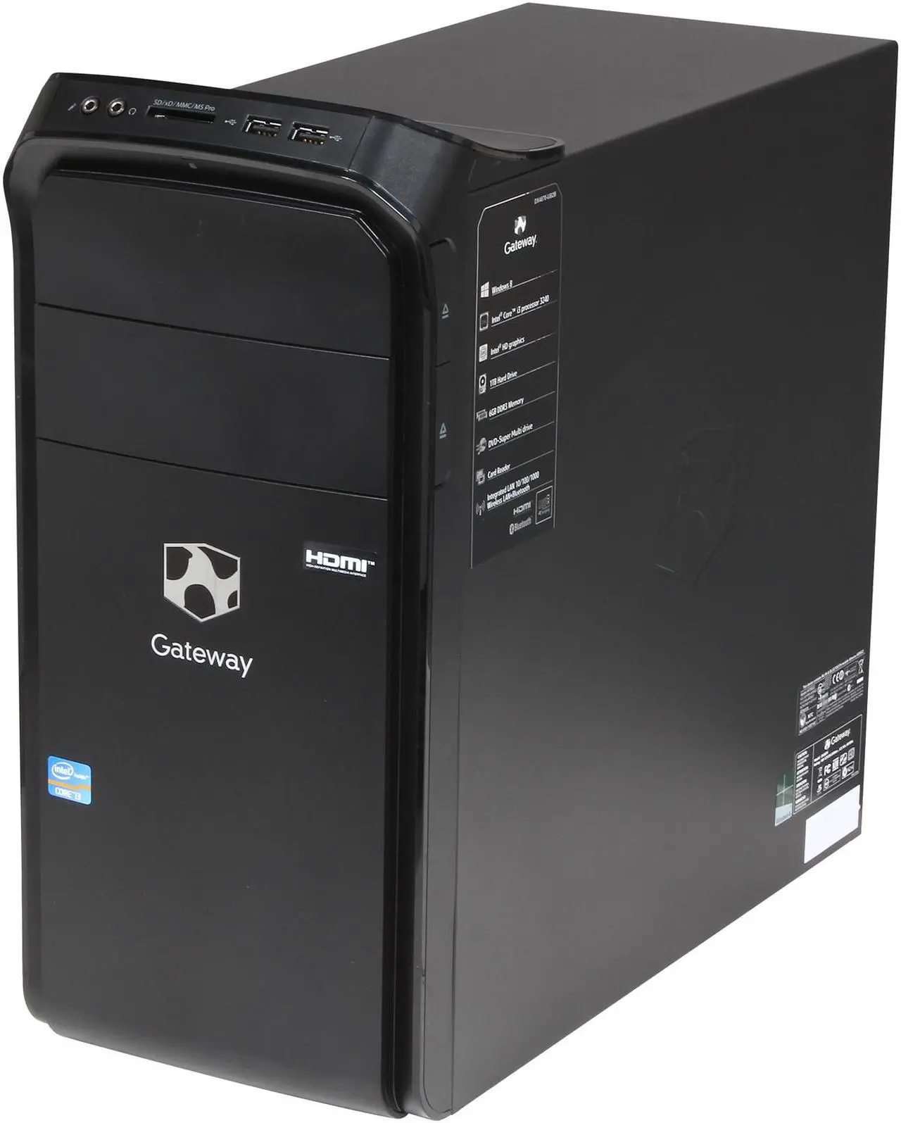 Open Box: Gateway Desktop PC DX Series DX4870-UB2B (DT.GEEAA.002) Intel ...
