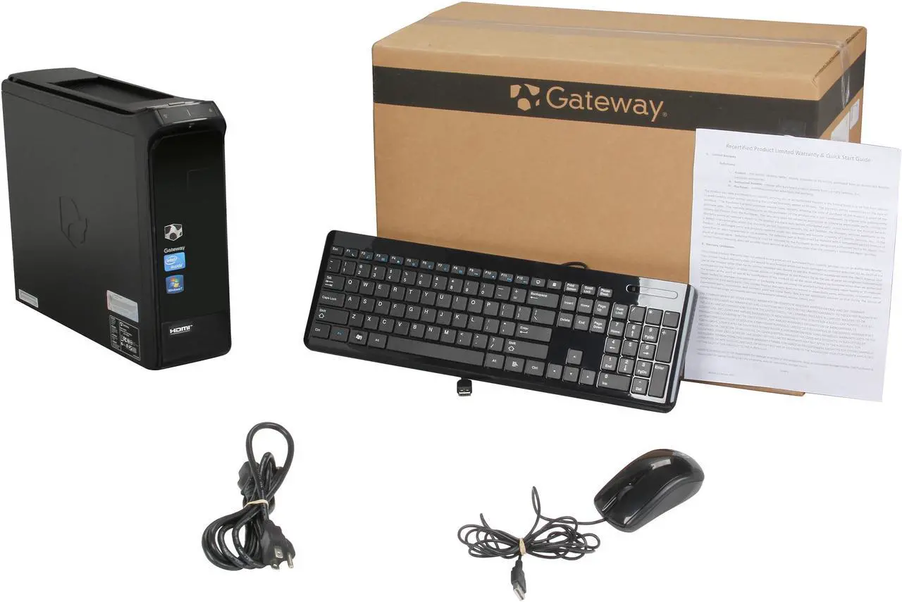 Refurbished: Gateway Desktop PC SX Series SX2855-UB12P (DT.GCFAA.002 ...