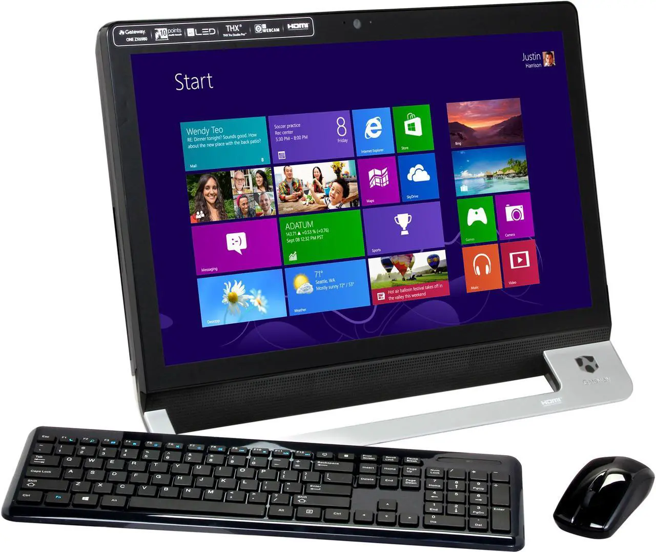 Refurbished: Gateway Desktop PC ZX6980-UR328 Intel Core i3-3220 6GB ...