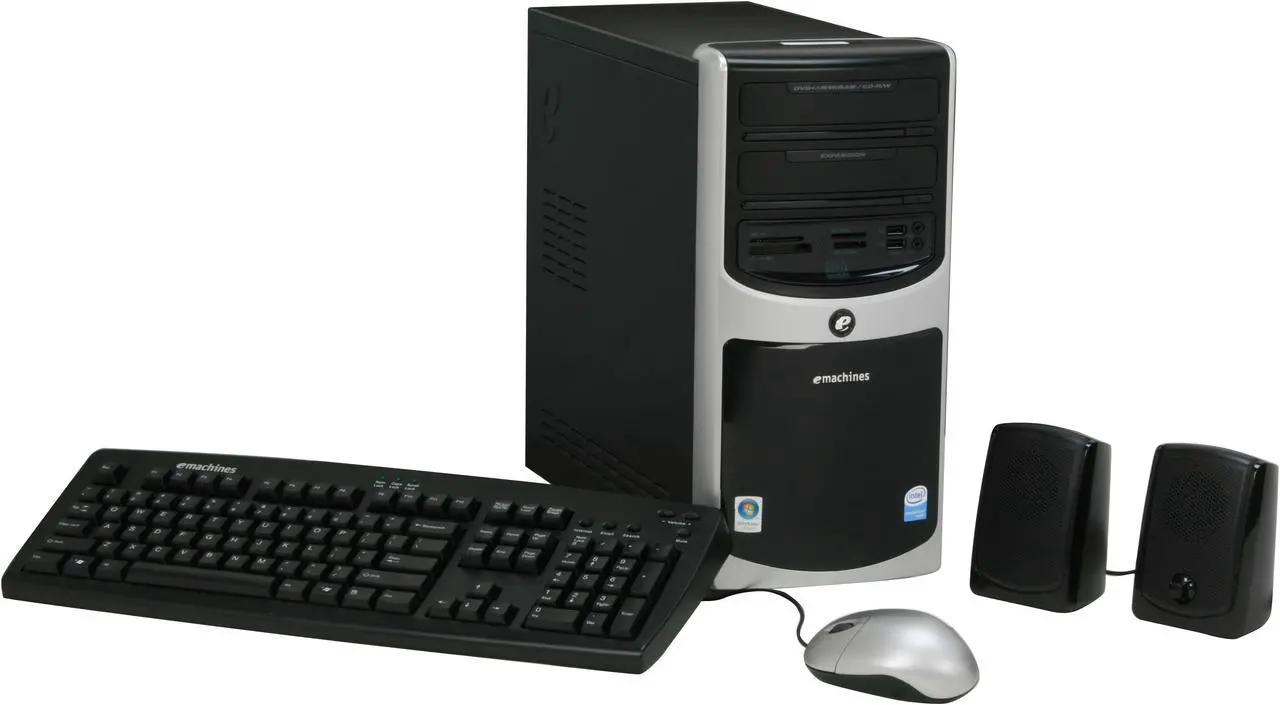 Refurbished: eMachines Desktop PC W3629 - RA Intel Pentium 4 631 1GB ...