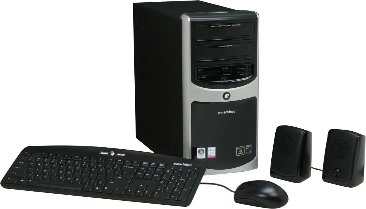 eMachines Desktop PC T5254 AMD Athlon X2 BE-2350 2GB DDR2 320GB HDD ...