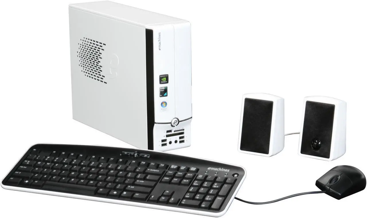 Open Box: eMachines Desktop PC EL1310-01 AMD Athlon 64 LE-1640 3GB DDR2 ...
