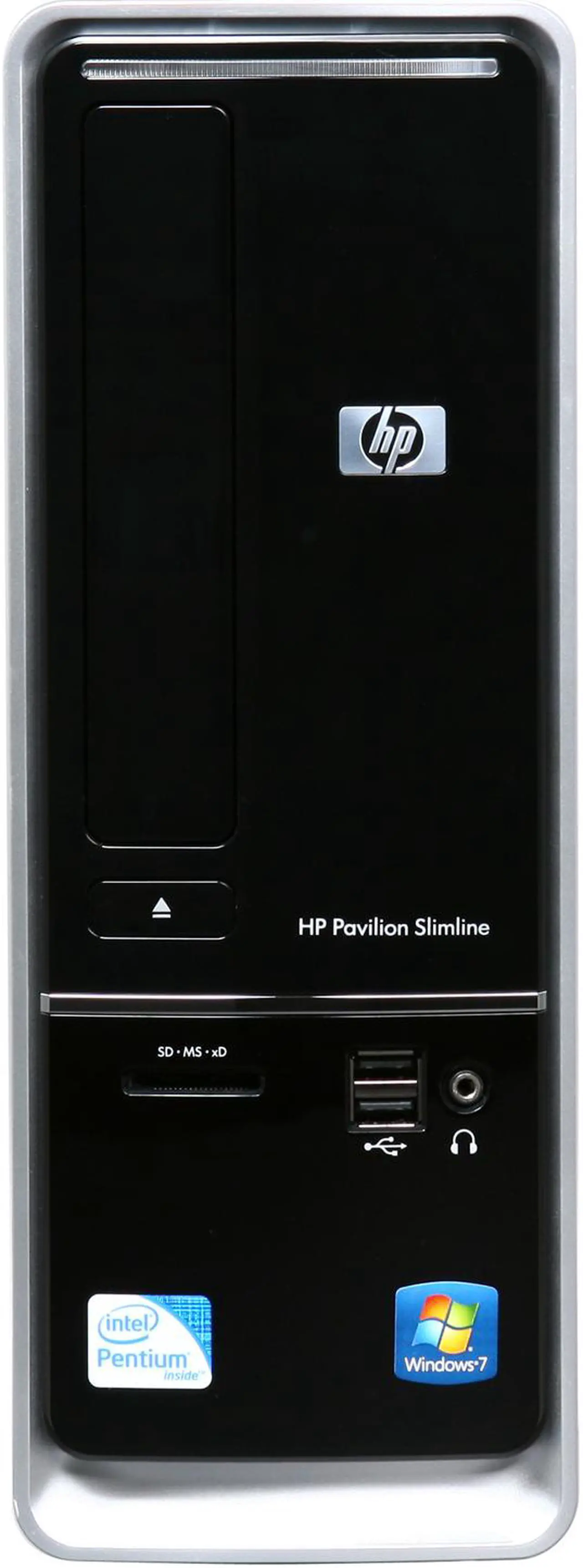Refurbished: HP Desktop PC Pavilion Slimline S5212Y(VT493AAR#ABA) Intel Pentium E5200 3GB DDR2 ...