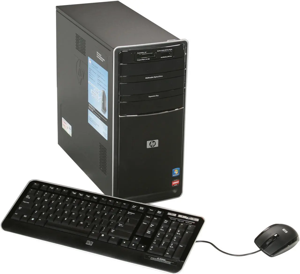 HP Desktop PC Pavilion P6510 AMD Athlon II X4 630 4GB 750GB HDD Windows ...