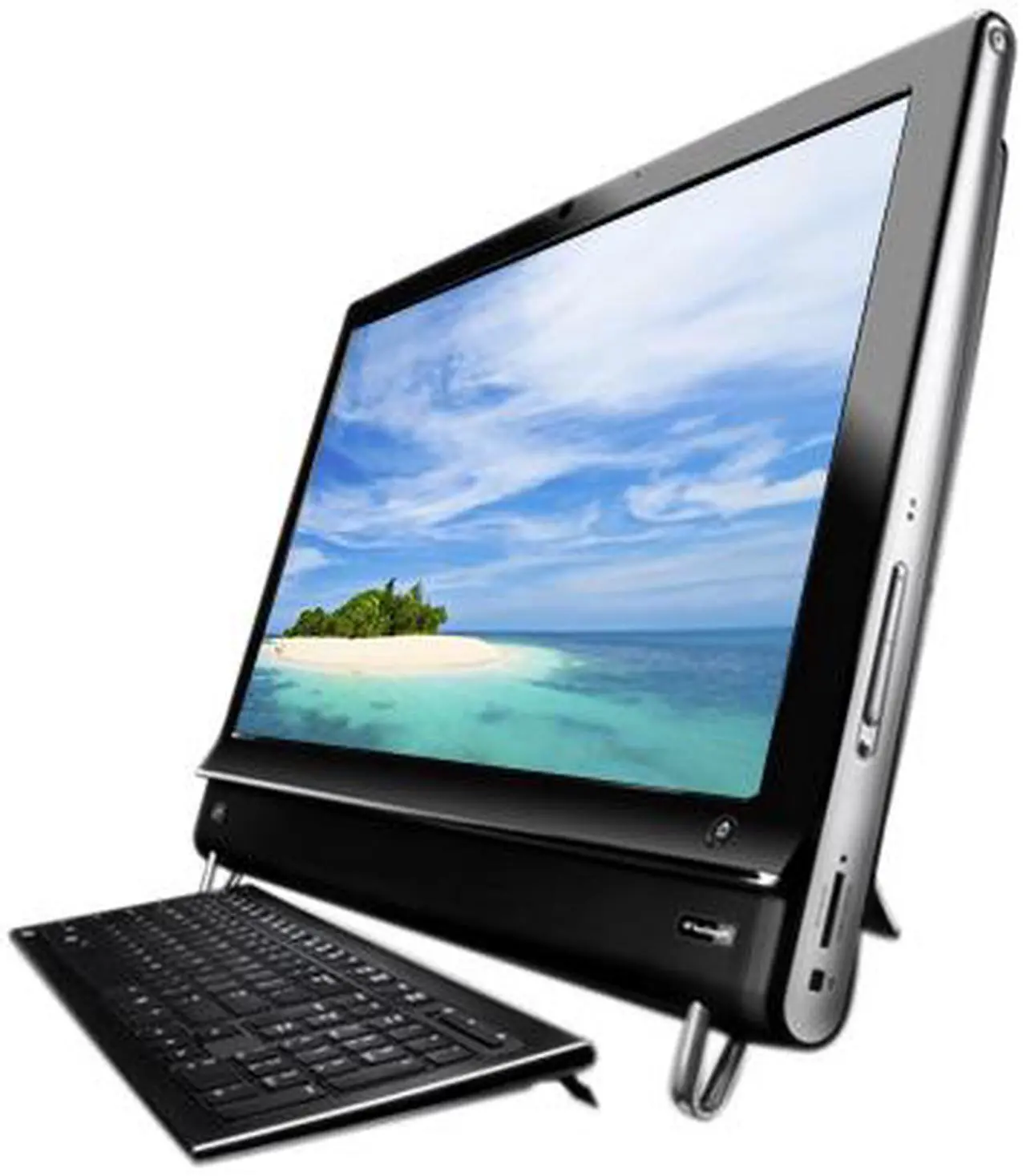 HP All-in-One PC TouchSmart 9100 Business (VS663UT#ABA) Intel Core 2 ...