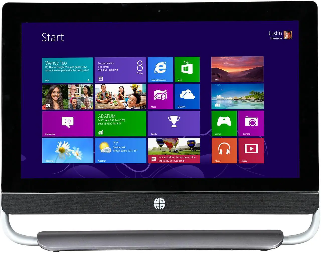 Refurbished: HP De-branded Desktop PC TSA-030D-32-W8PRO Intel Core i5 ...