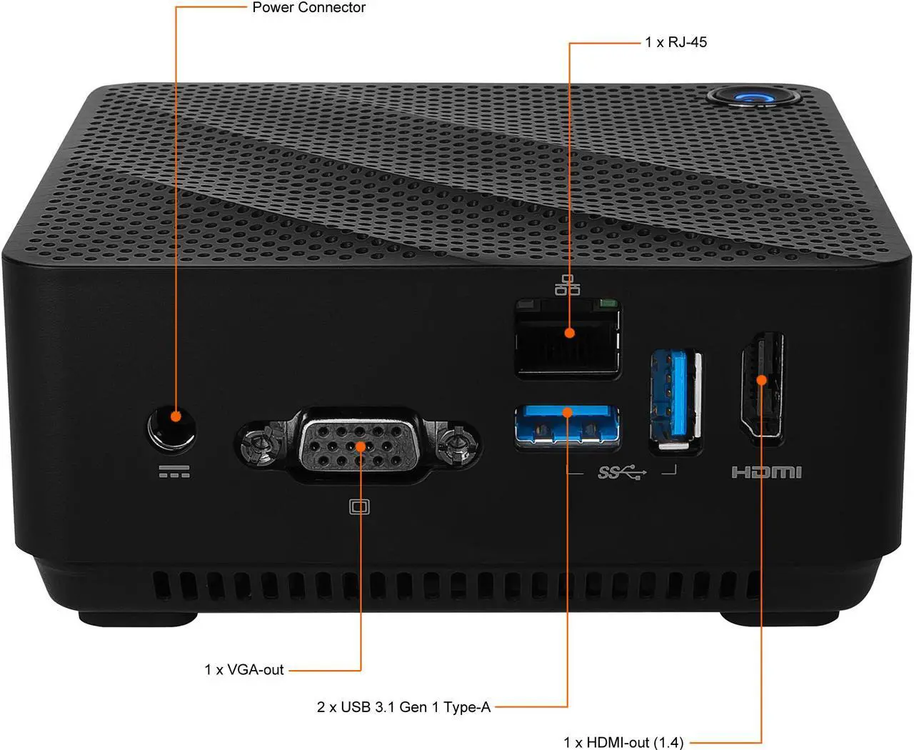 MSI Business Desktop Cubi N JSL-078US Intel Pentium Silver N6000 4GB ...