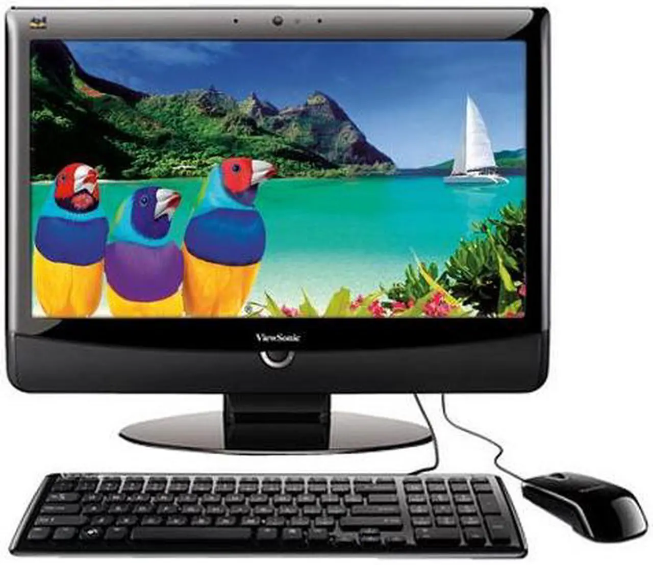 ViewSonic All-in-One PC VPC190 Intel Atom D510 2GB DDR2 160GB HDD 18.5 ...