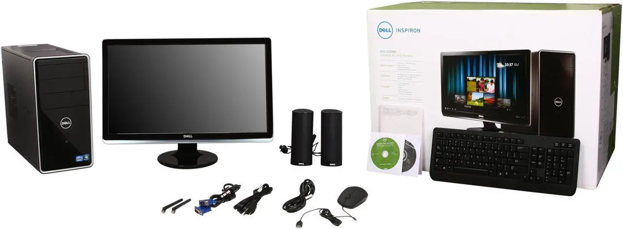 DELL Desktop PC Inspiron 620 (i620-6028BK) Intel Core i5-2320 6GB DDR3 ...