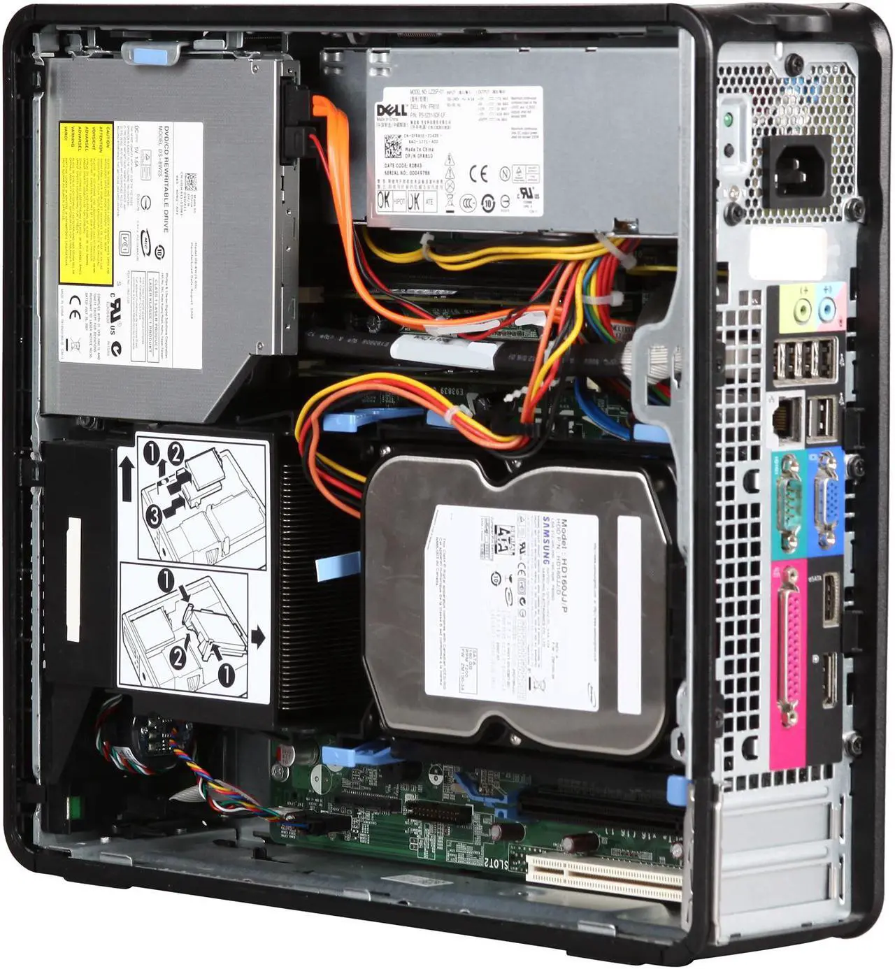 Refurbished: DELL Desktop PC OptiPlex 760 MT 3.00GHz 4GB 160GB HDD ...