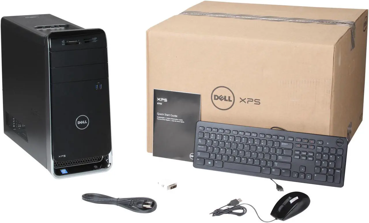 DELL Desktop PC XPS 8700 (X8700-3127BLK) Intel Core i7-4770 16GB DDR3 ...