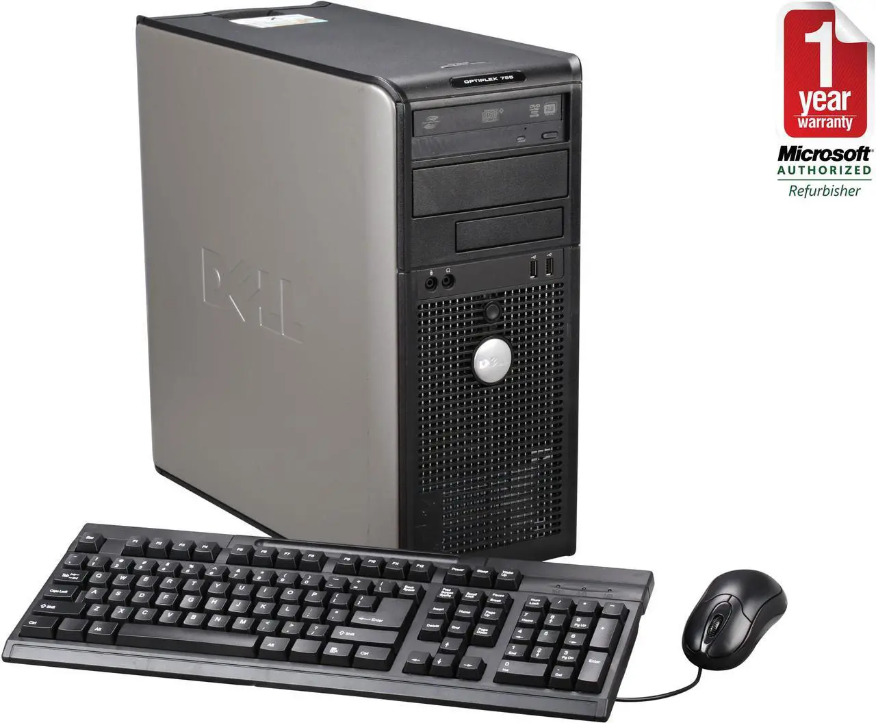 Refurbished: DELL OptiPlex 755 Mid Tower Desktop PC with Intel Core 2 ...