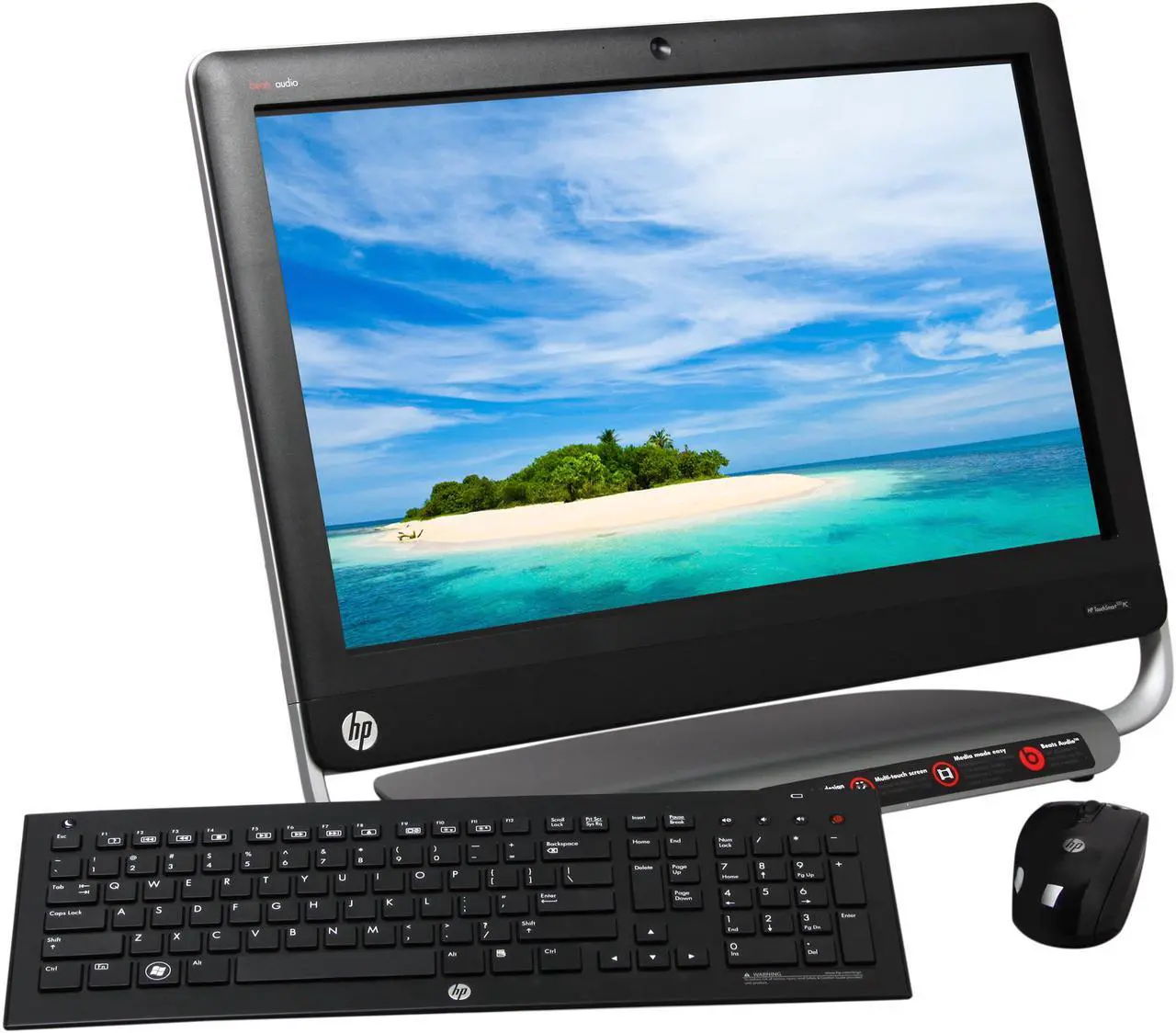 HP All-in-One PC TouchSmart 520-1030 (QP790AA#ABA) Intel Core i3-2120 ...