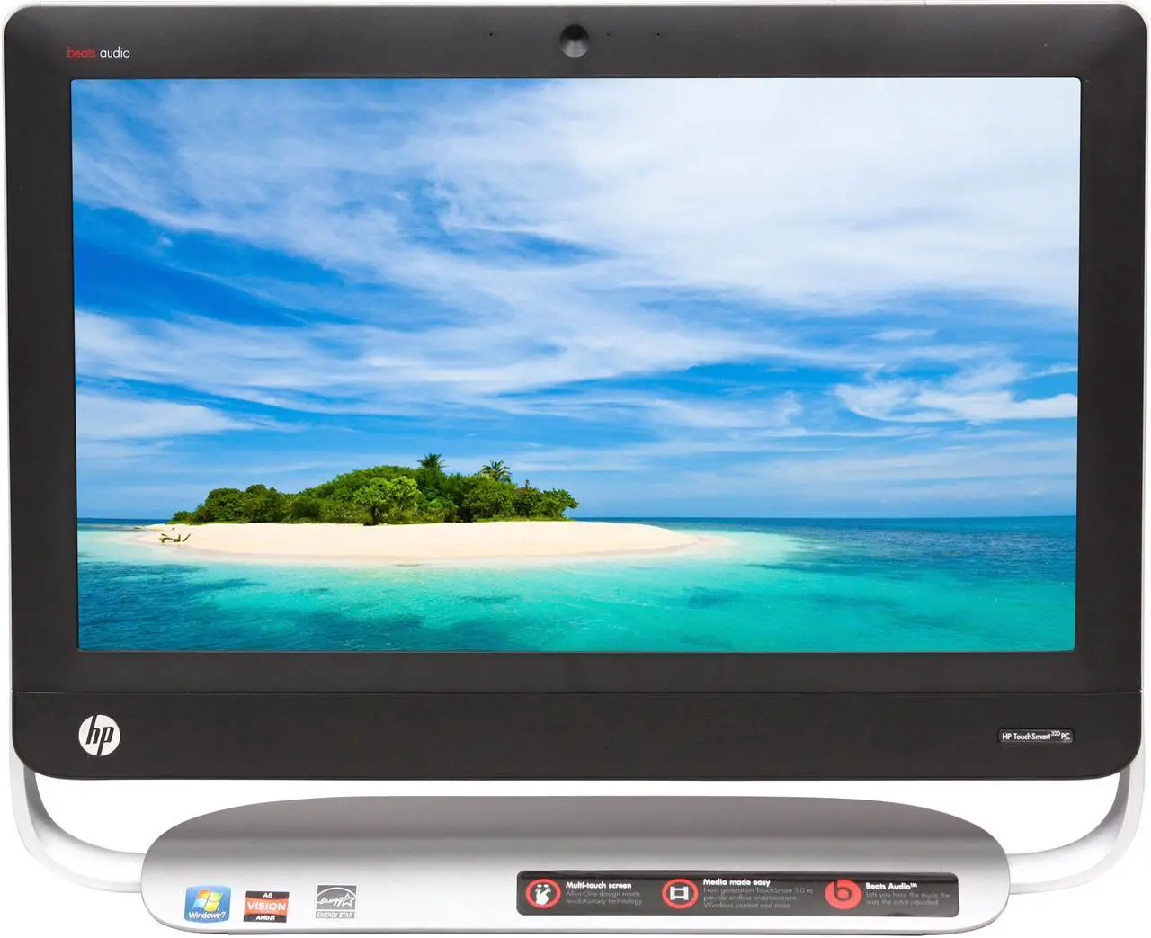 HP All-in-One PC TouchSmart 320-1050 (QP789AA#ABA) AMD A6-3600 6GB DDR3 ...