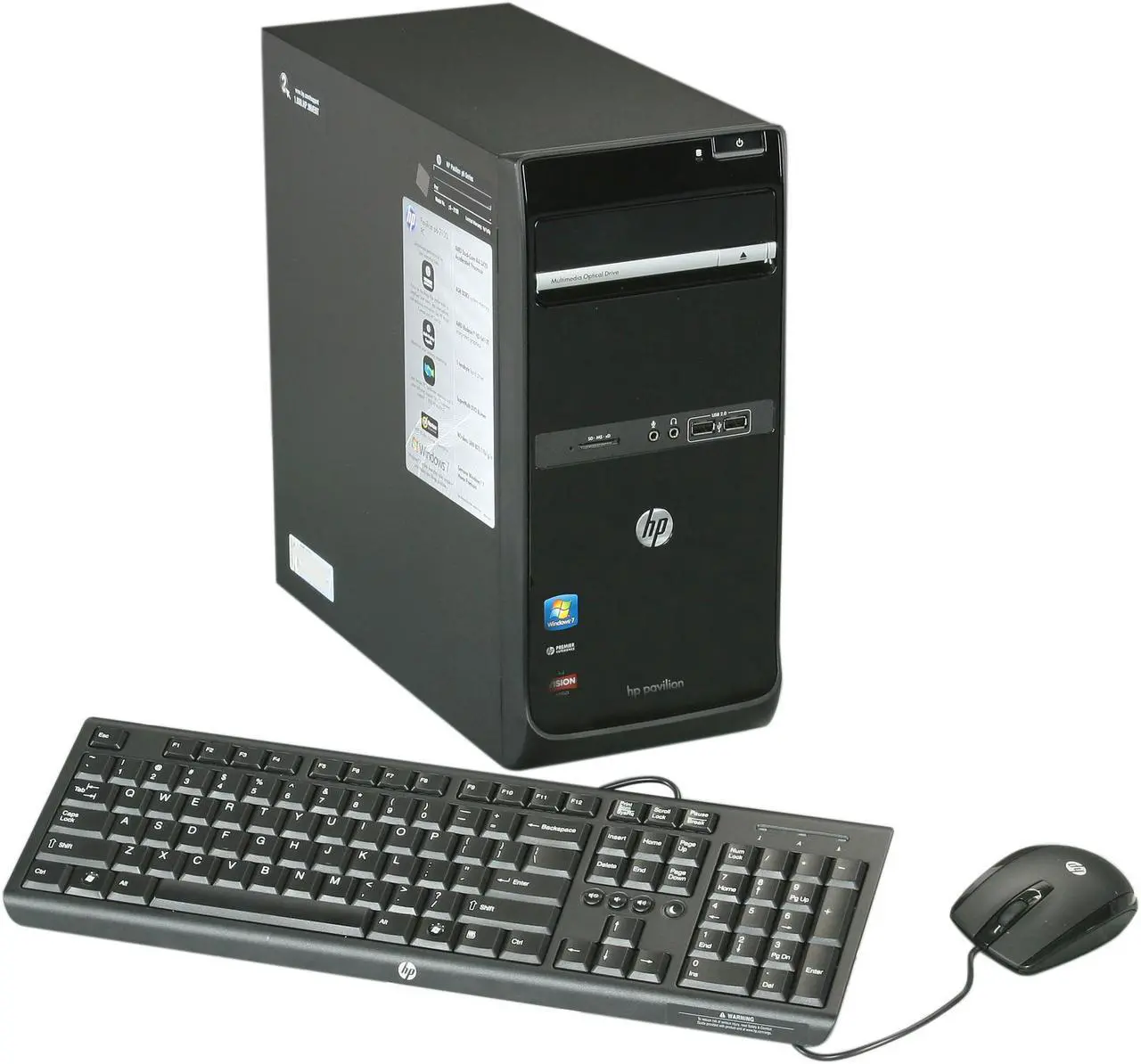 Open Box: HP Desktop PC Pavilion p6-2100 (QW795AA#ABA) AMD A4-3420 4GB ...