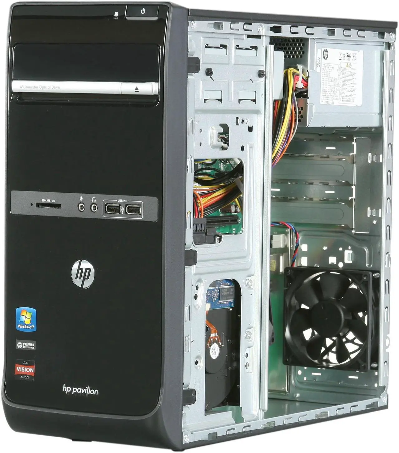 HP Desktop PC Pavilion p6-2100 (QW795AA#ABA) AMD A4-3420 4GB DDR3 1TB ...