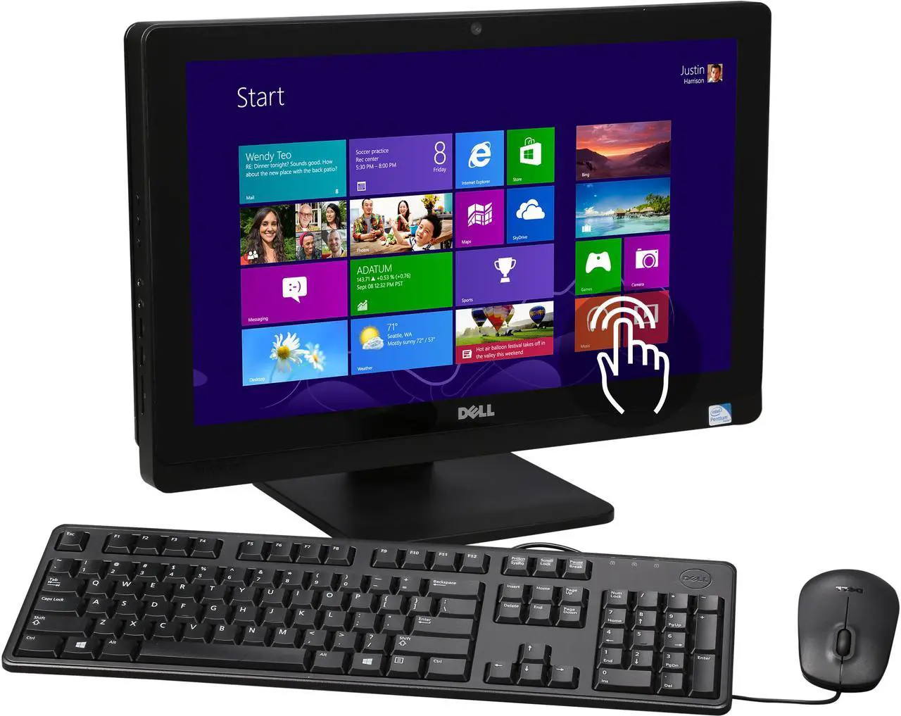 Refurbished: DELL Desktop Computer Inspiron One 2020 Intel Pentium ...