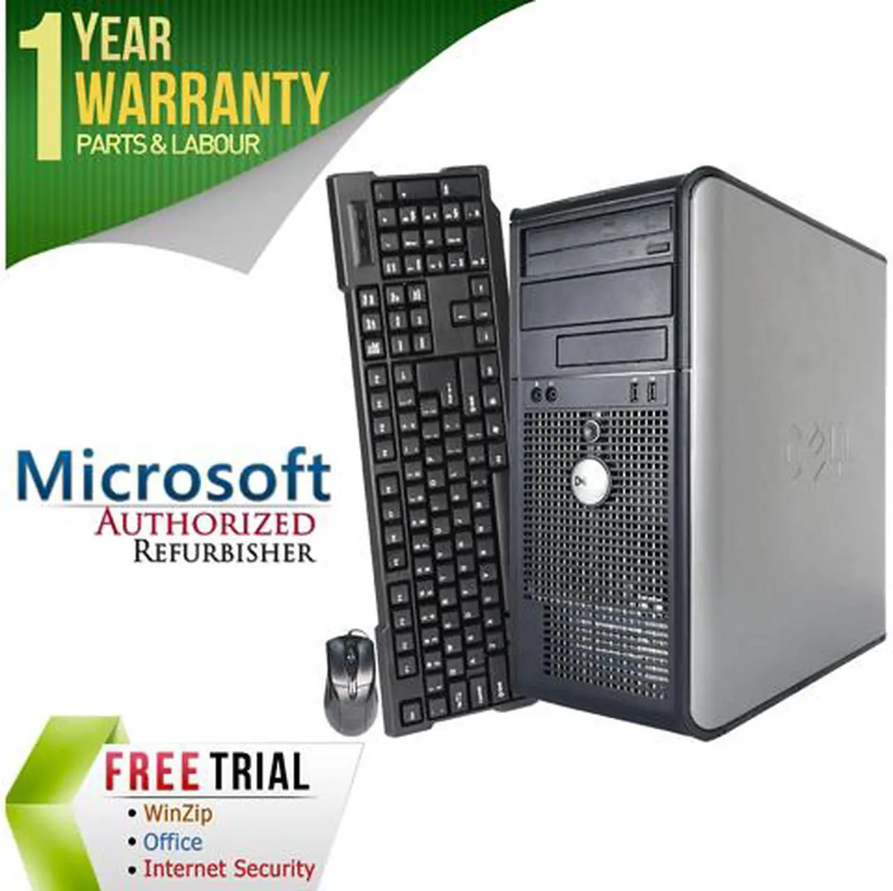 Refurbished: DELL Desktop Computer 380 Intel Pentium E5800 4GB DDR3 ...
