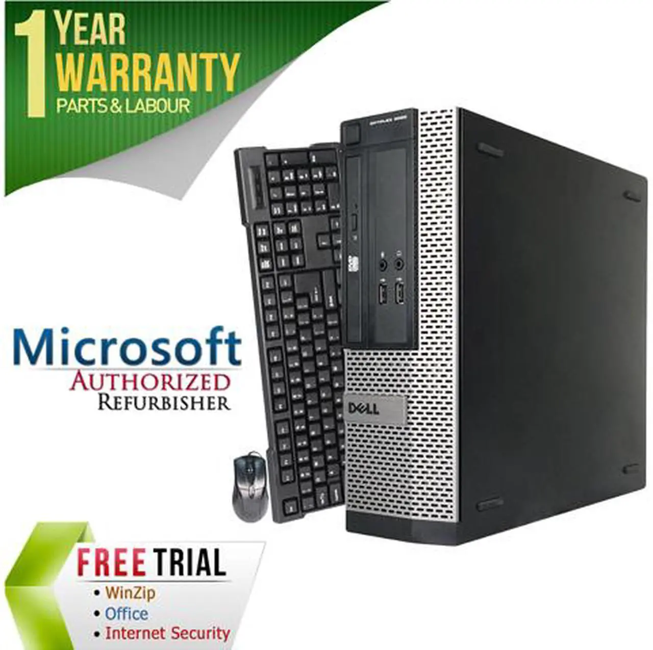 Refurbished: DELL Desktop Computer OptiPlex 390 Intel Core i5-2400 8GB ...