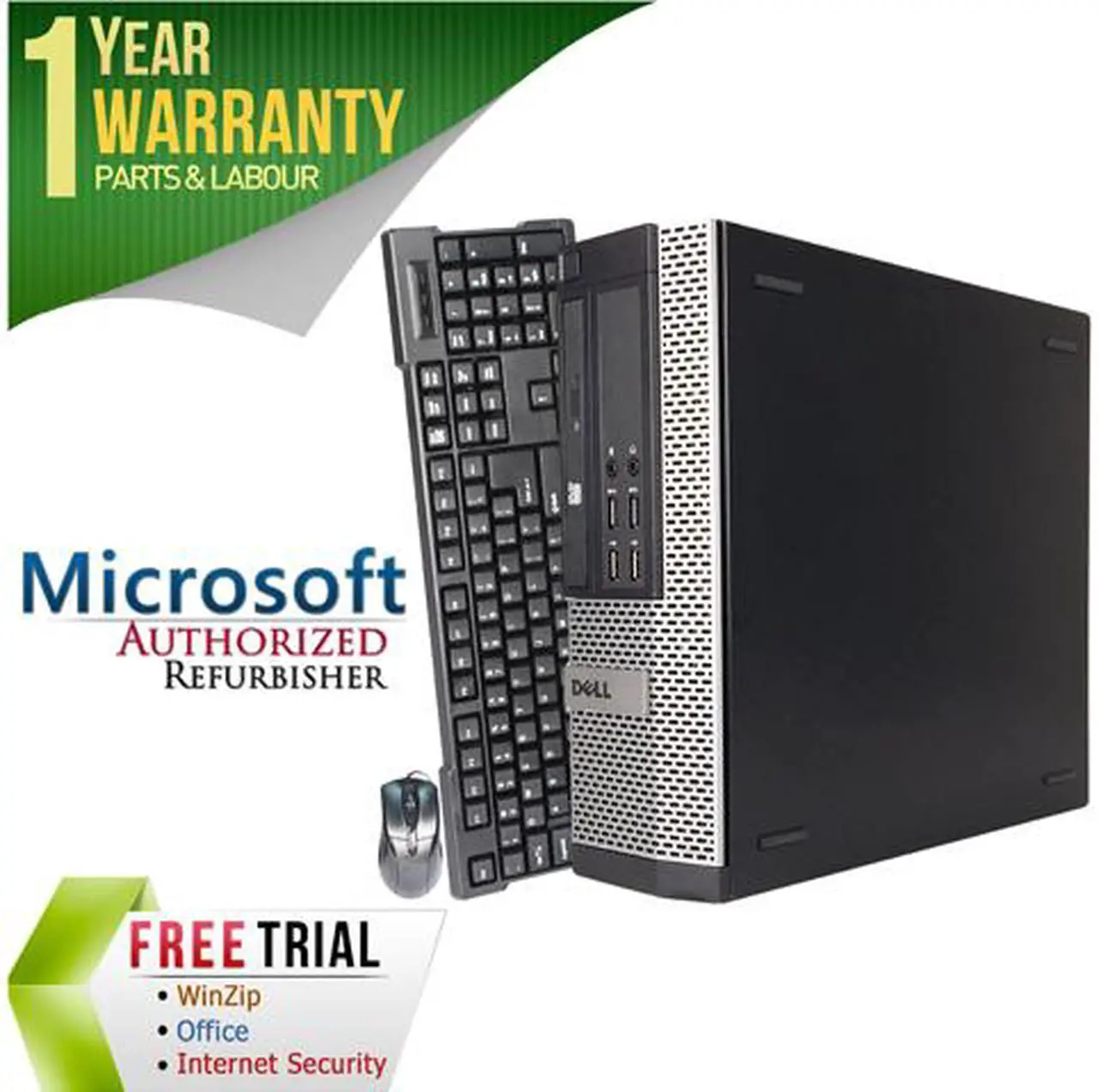 Refurbished: DELL Desktop Computer OptiPlex 7010 Intel Core i5-3450 4GB ...