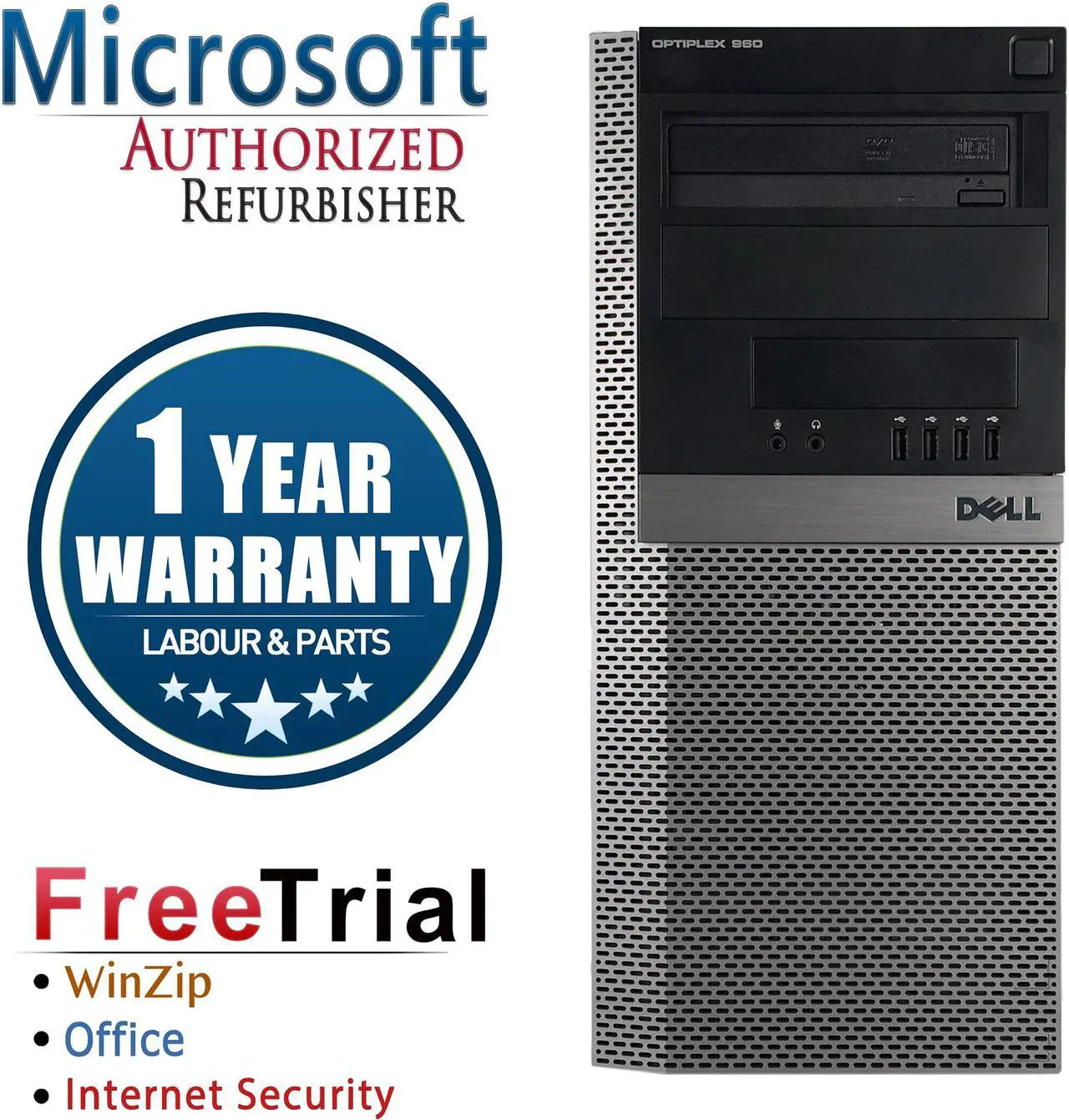 Refurbished: Refurbished Dell OPTIPLEX 980 Tower Intel Core I7 860 2.8G ...