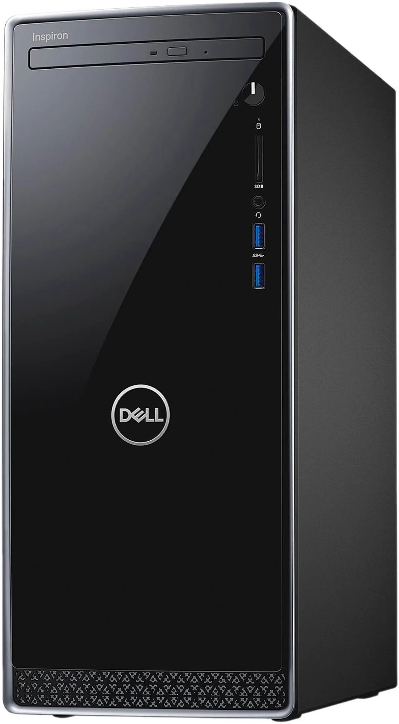 DELL Desktop Computer Inspiron 3670 i3670-3828BLK Intel Core i3-8100 ...