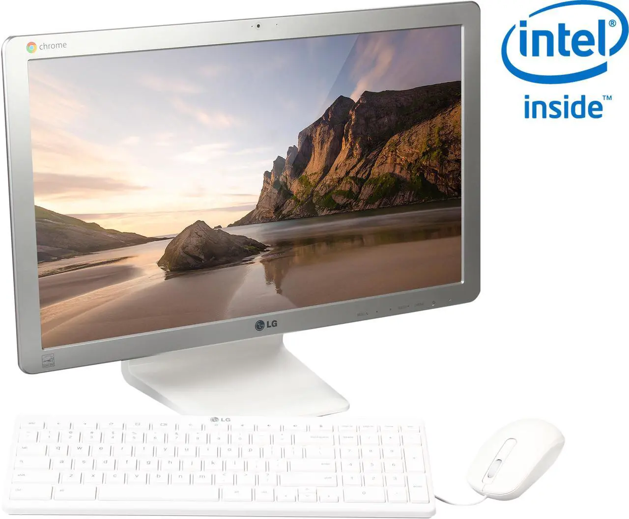 Open Box: LG All-in-One Chromebase 22CV241-W 1.40GHz 2GB DDR3L 16GB SSD ...