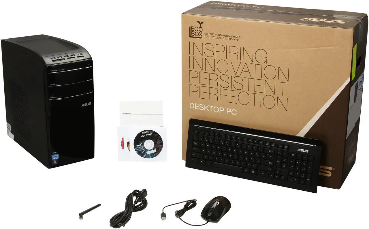 ASUS Desktop PC CM6870-US-3AA Intel Core i7-3770 16GB DDR3 2TB HDD ...
