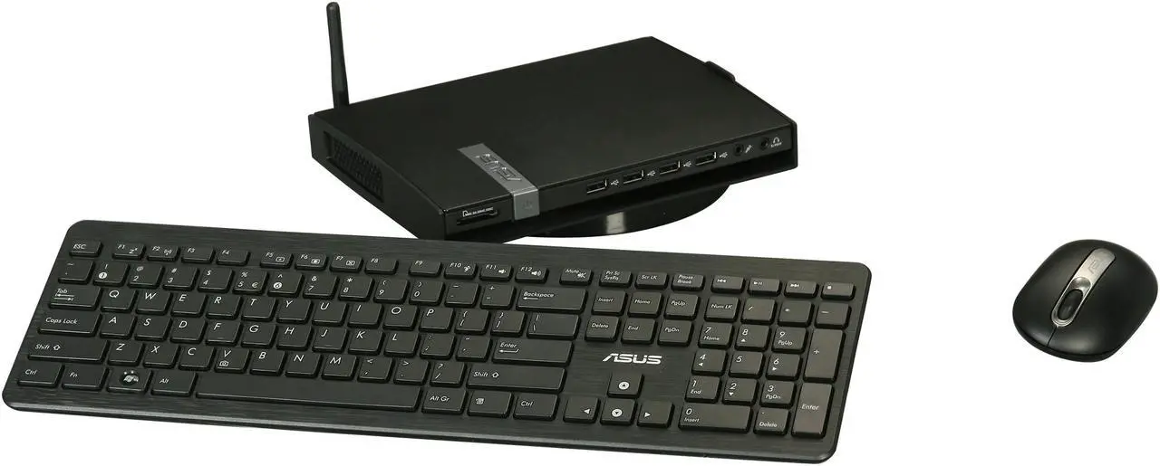 ASUS Nettop EB1033-B001E Intel Atom D2700 2GB DDR3 320GB HDD Windows 7 ...