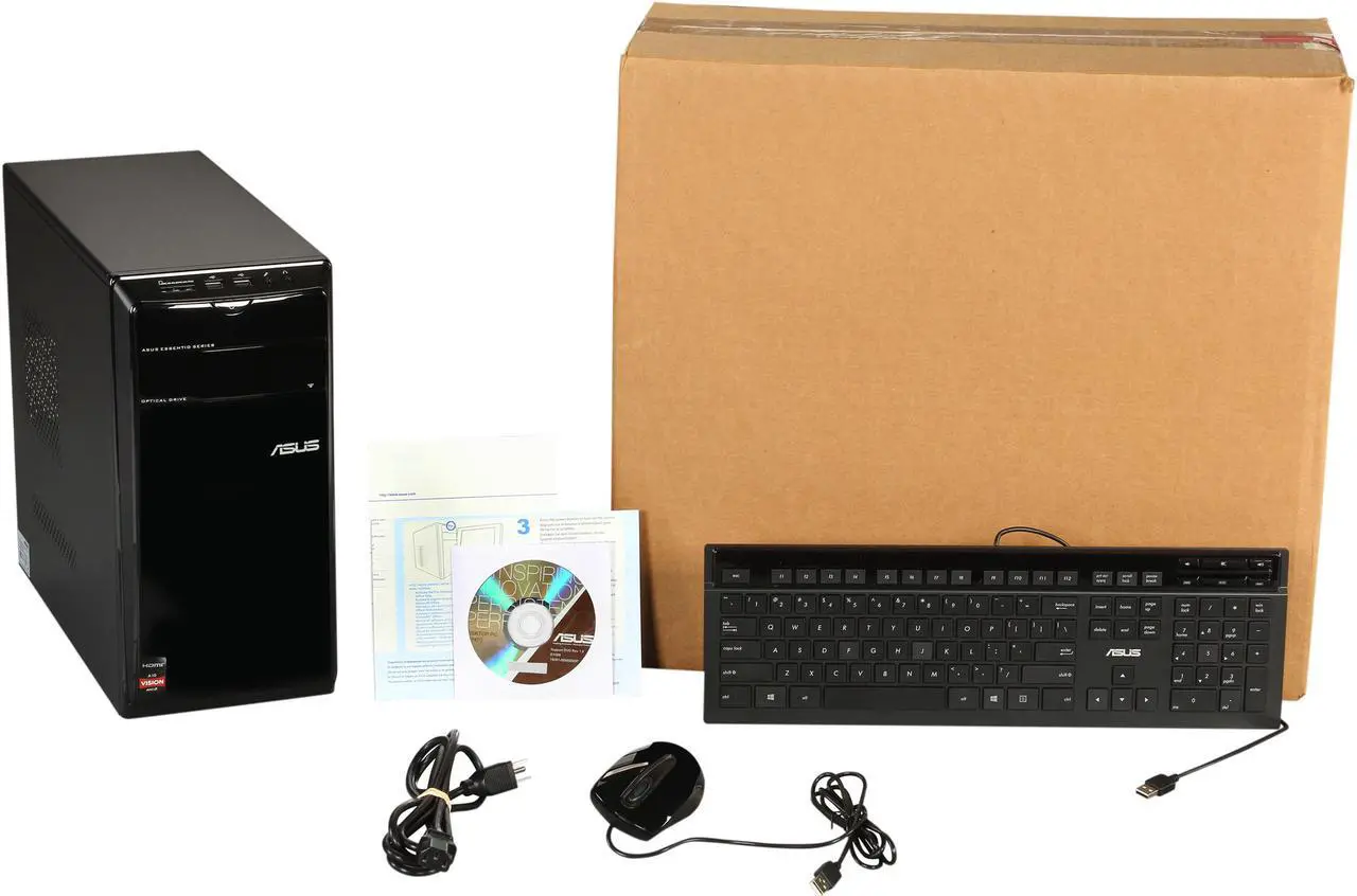 Refurbished: ASUS Desktop PC CM1745-US006S AMD A10-5700 8GB DDR3 1TB ...