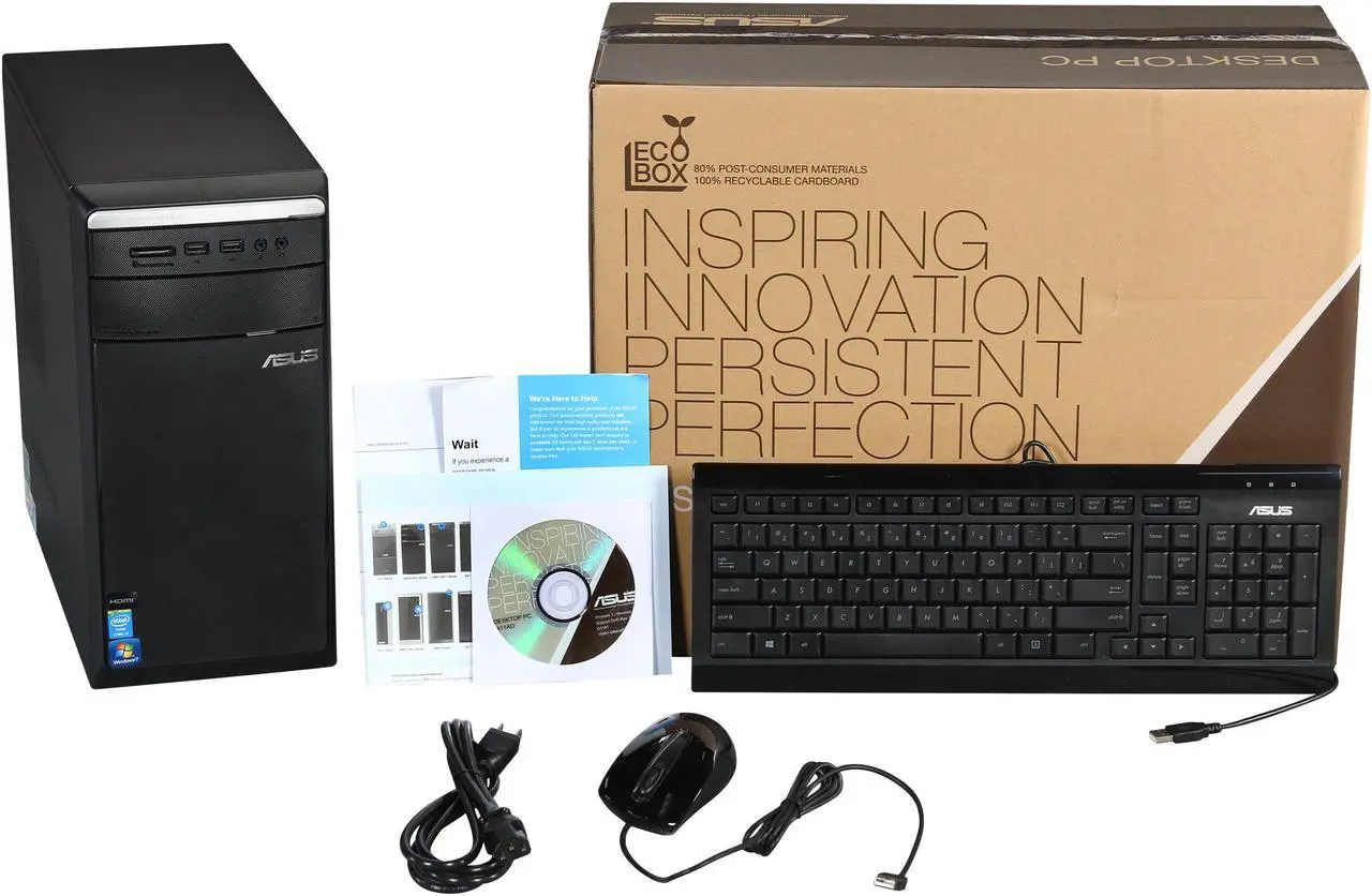 ASUS Desktop PC M11AD-US002O Intel Core i5-4440S 4GB DDR3 1TB HDD ...