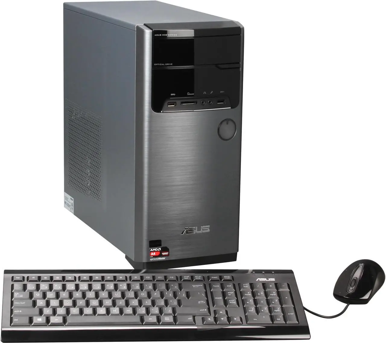 ASUS Desktop PC M32BF-US005S AMD A4-5300 4GB DDR3 1TB HDD AMD Radeon HD ...