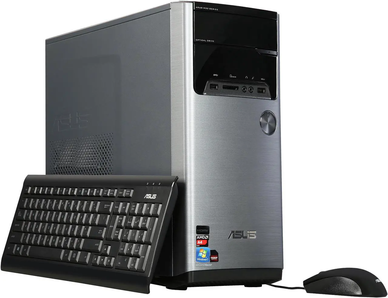 Refurbished: ASUS Desktop PC M32BF-US004O AMD A4-5300 4GB DDR3 1TB HDD ...