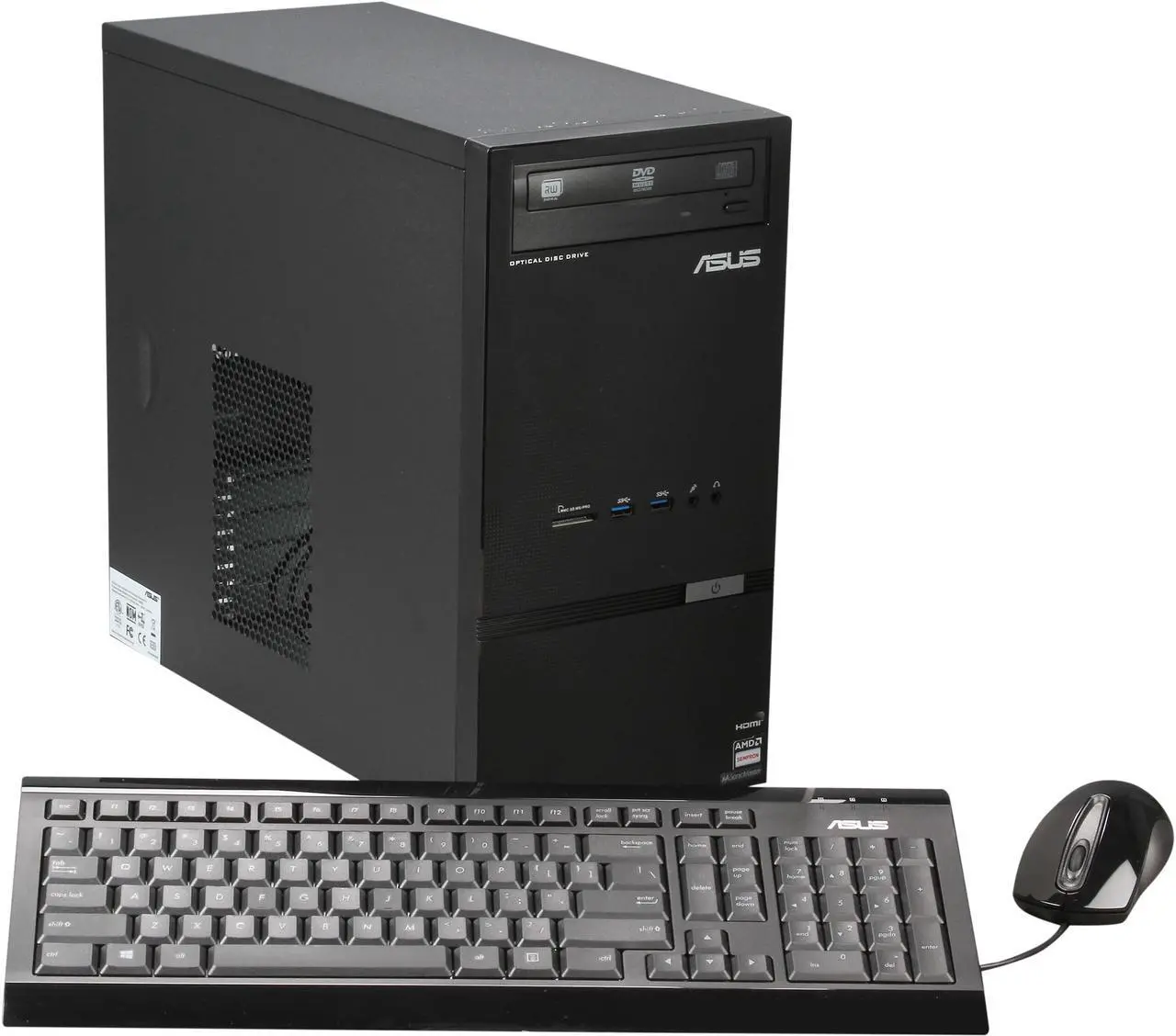 Open Box: ASUS Desktop PC K30BD-US002S AMD Sempron 3850 4GB DDR3 500GB ...